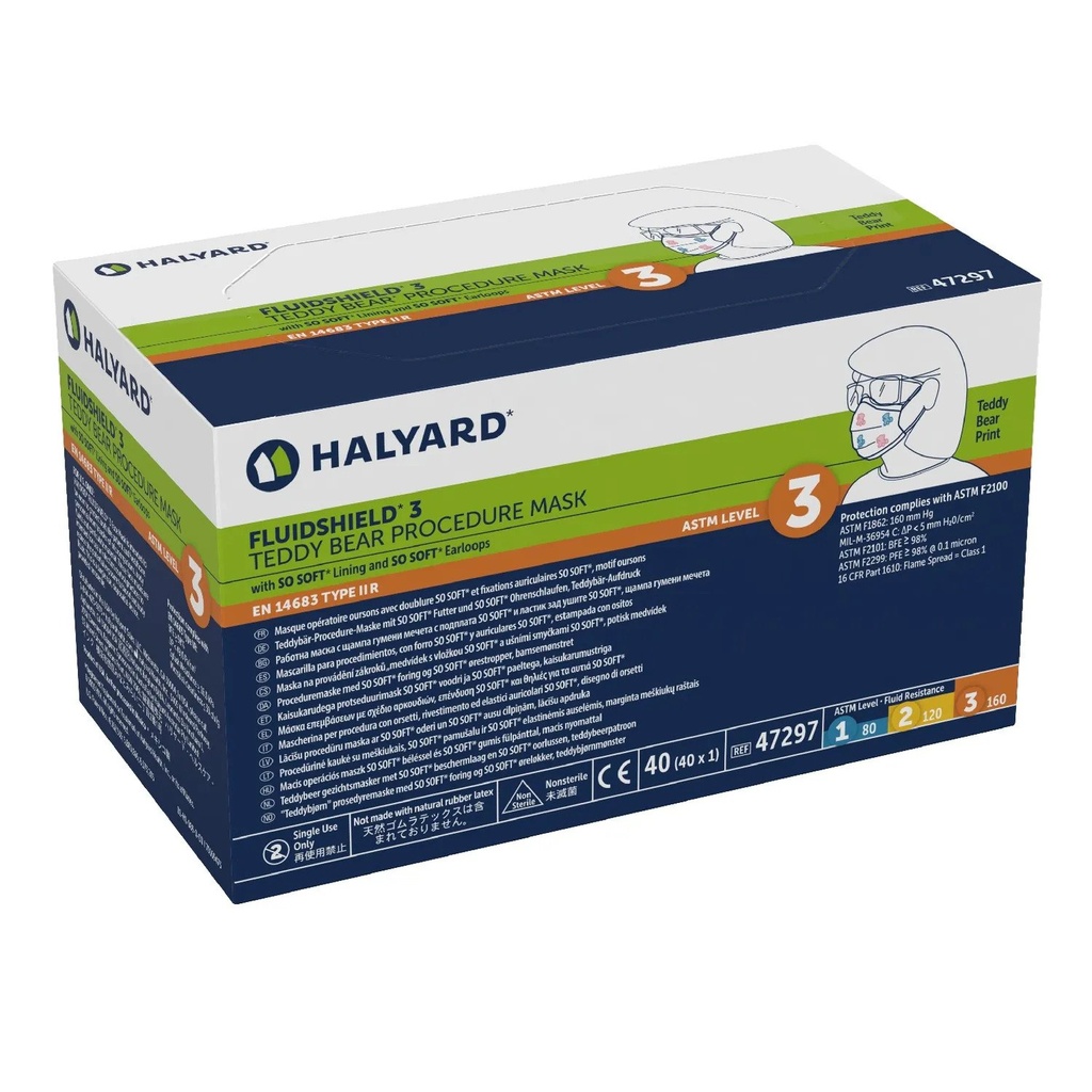 Halyard Fluidshield Fog Free Mask