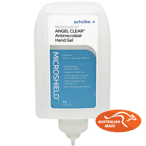 MICROSHIELD ANGEL HAND SANITISER GEL *CLEAR* 1 LITRE 70001757 EACH ...